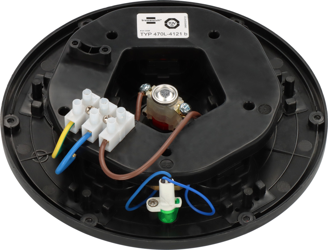 Professional Steckdoseneinsatz-Montageplatte 5-fach, IP44, Thermostat ...