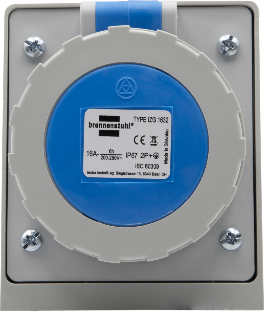 CEE wall socket 230V/16A 3-pin IP67 | brennenstuhl®