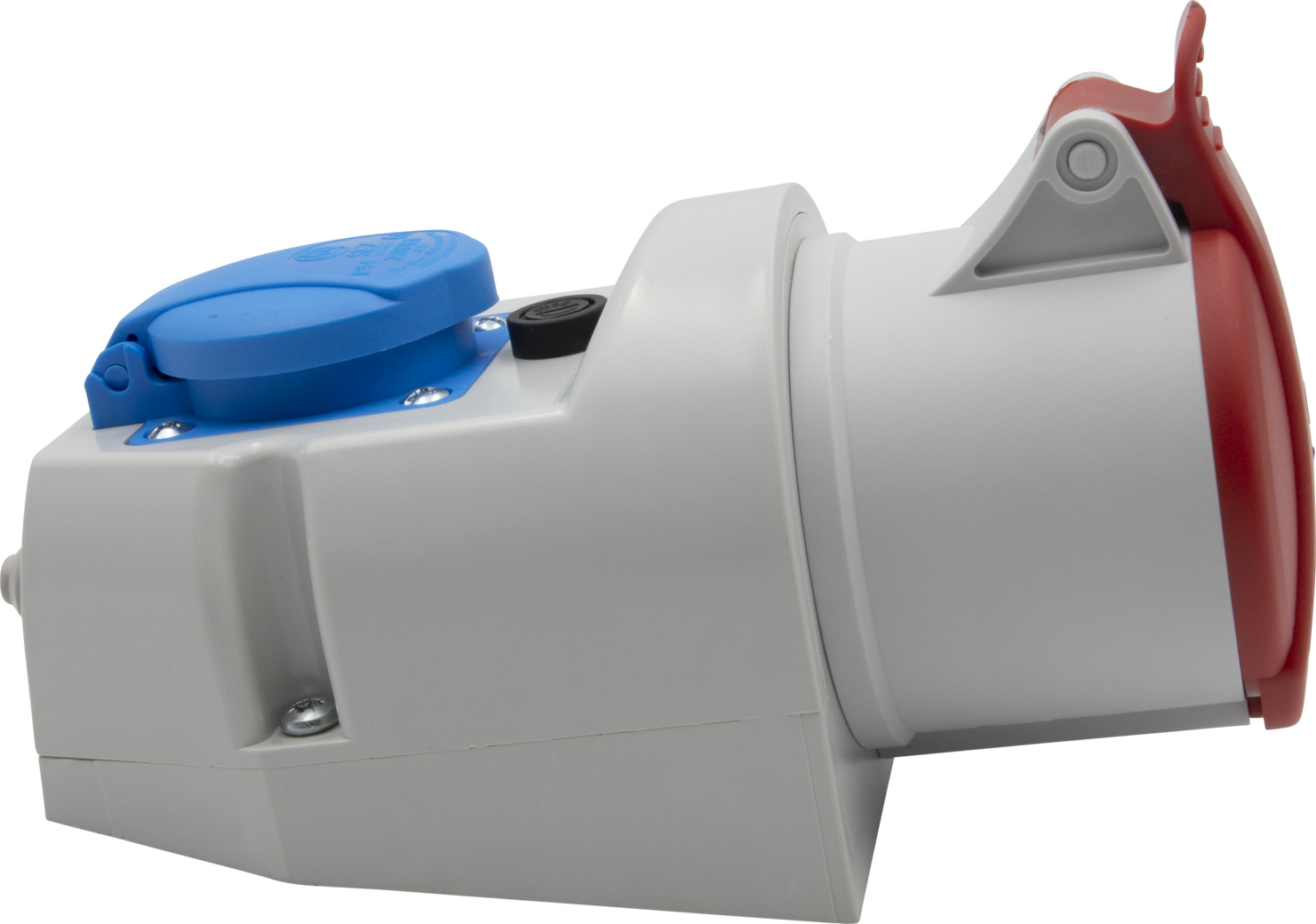 Combination wall socket outlet with CEE 400V/32A and protective contact ...