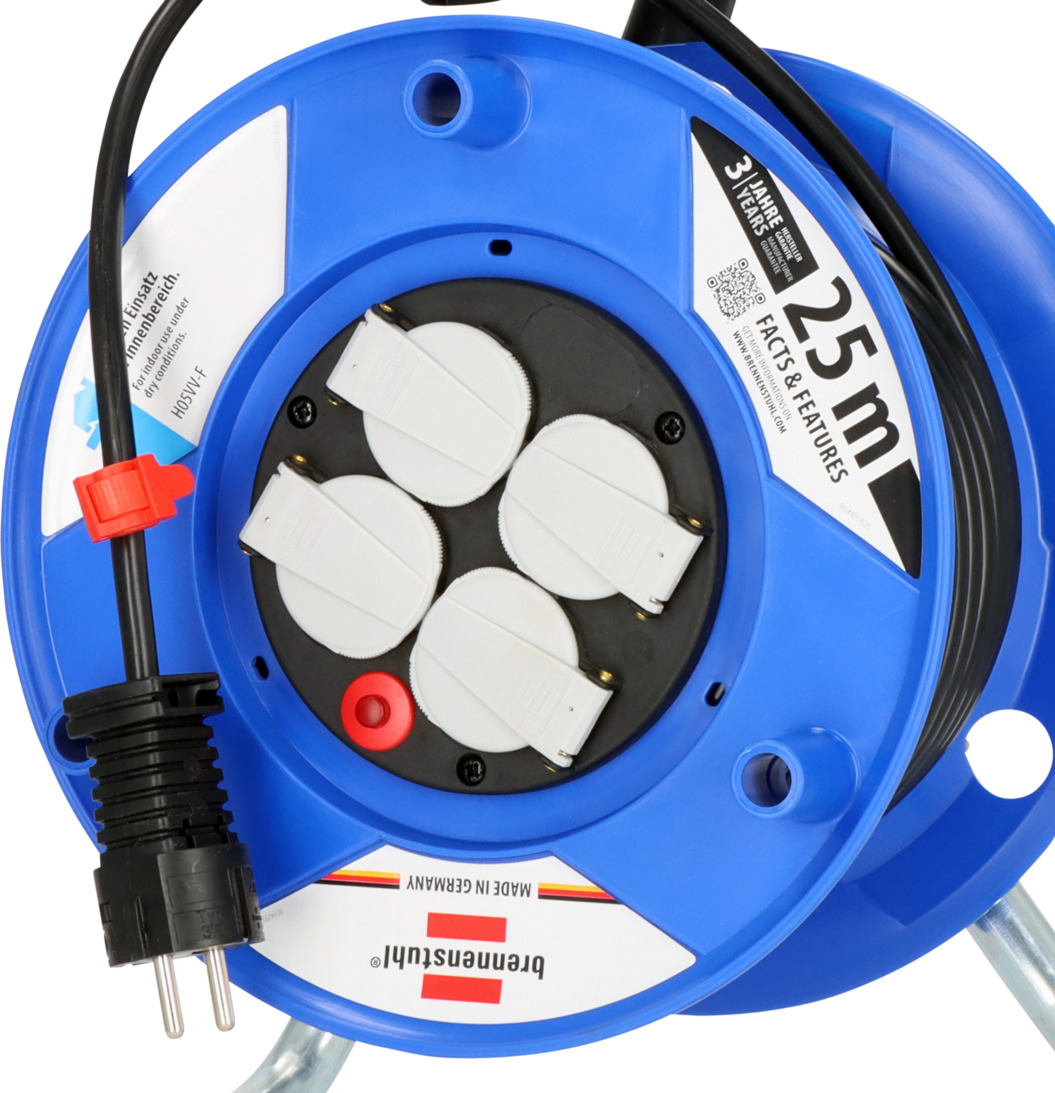 Garant cable reel 25m H05VV-F 3G1.5 | brennenstuhl®
