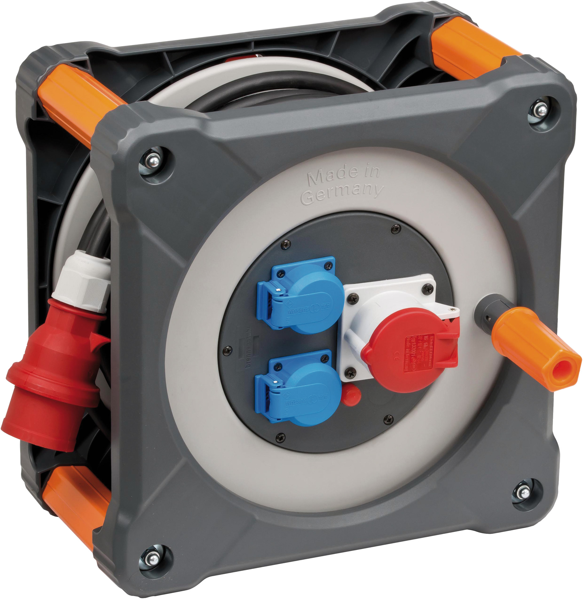 professionalLINE Cable Reel CEE 1 KD 3200 IP44 30m H07RN-F 5G2,5 ...