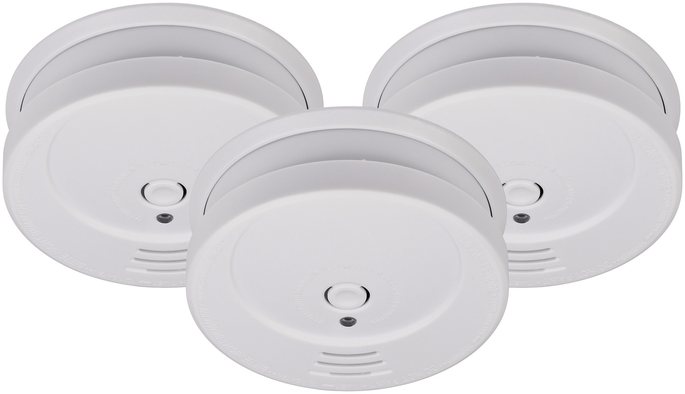 Smoke alarm SET, 3x RM C 9010 with replaceable battery | brennenstuhl®