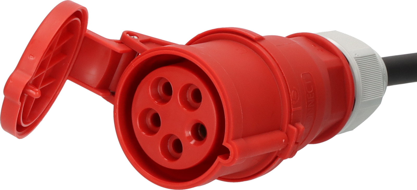 Professional CEE extension cable IP44 with phase inverter 10m black ...