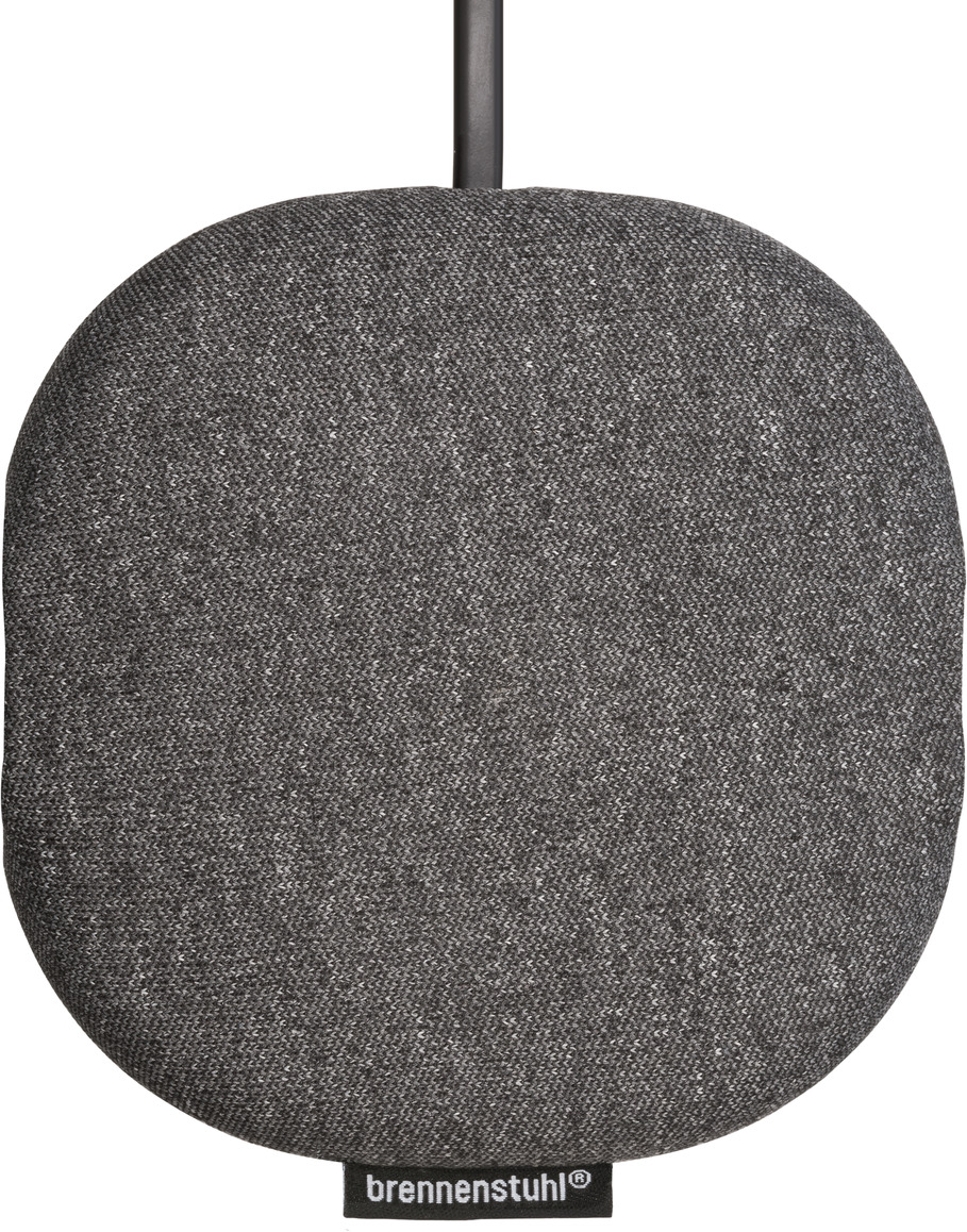 brennenstuhl®estilo charging station with textile surface 1xEuro-socket and 2xUSB-Charger black ...