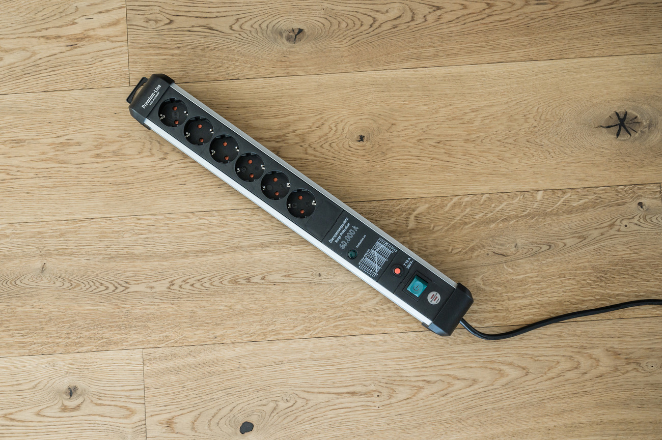 Premium-Protect-Line 60.000A extension lead with surge protection 6-way ...