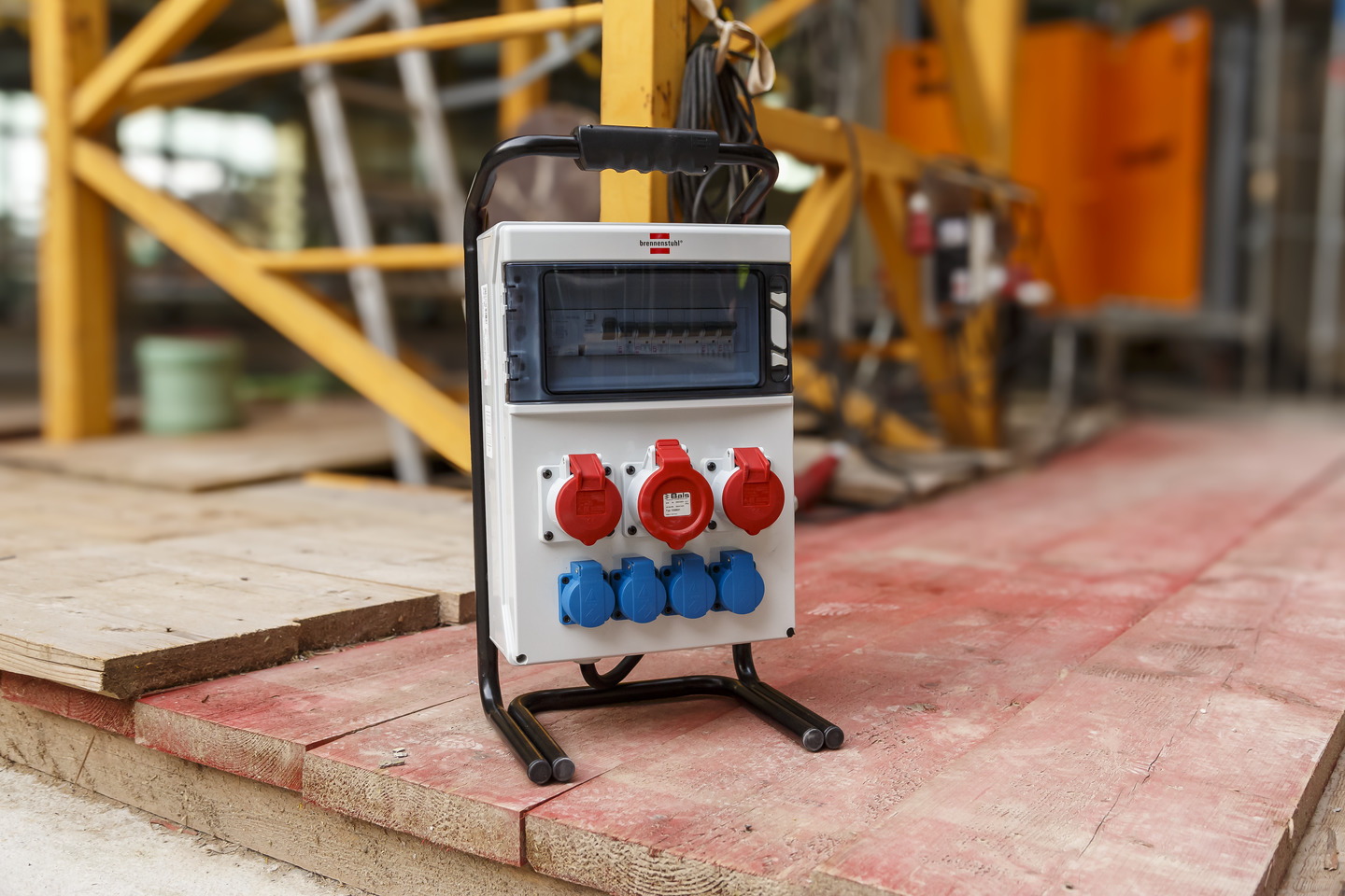 Mobile Power Distributor Typ B FI 30mA IP44 2m H07RN-F5G6,0 1x32A ...