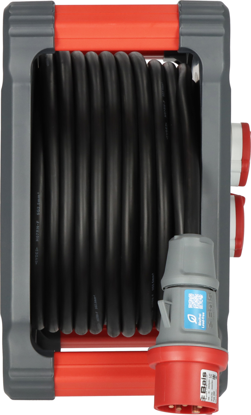 Professional CEE cable reel KD 3200 C7 IP44, 30m H07RN-F 5G2.5 ...