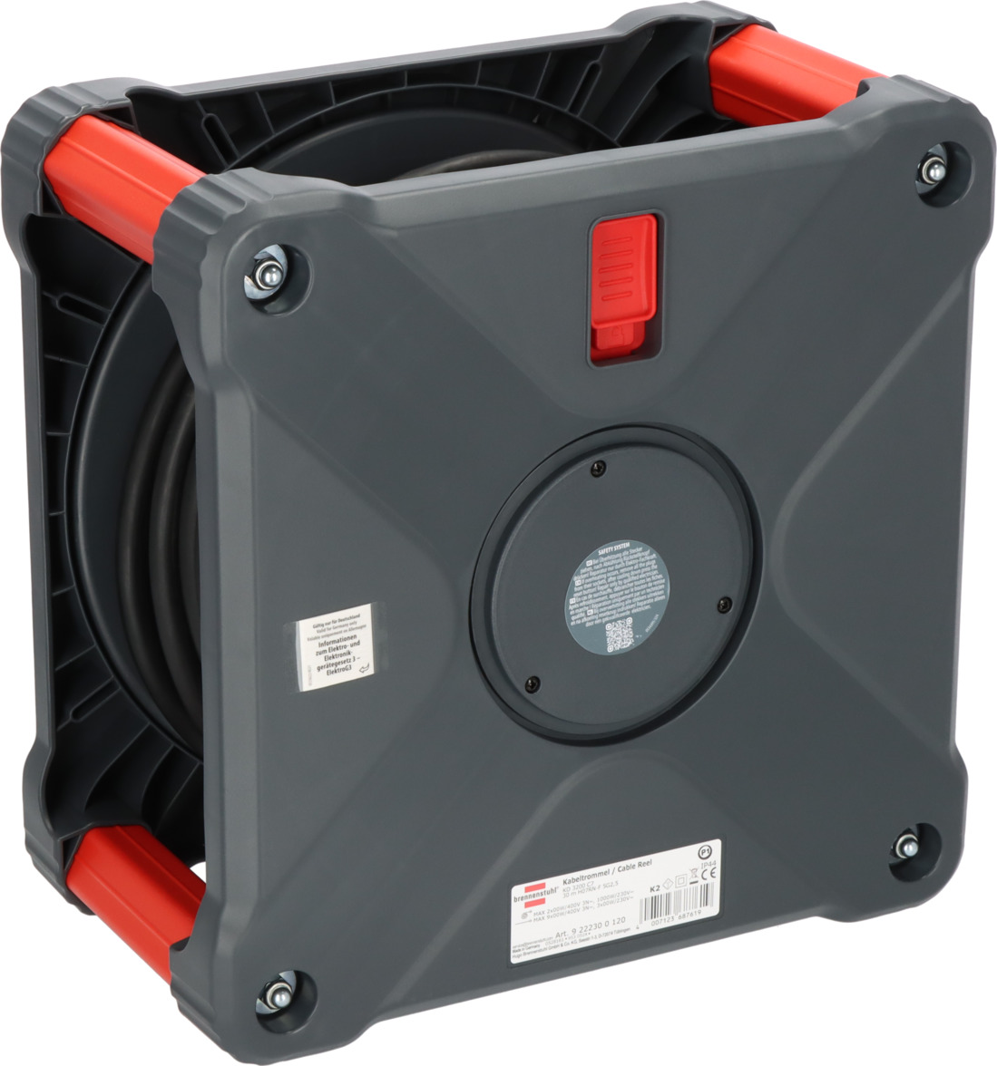 Professional CEE cable reel KD 3200 C7 IP44, 30m H07RN-F 5G2.5 ...