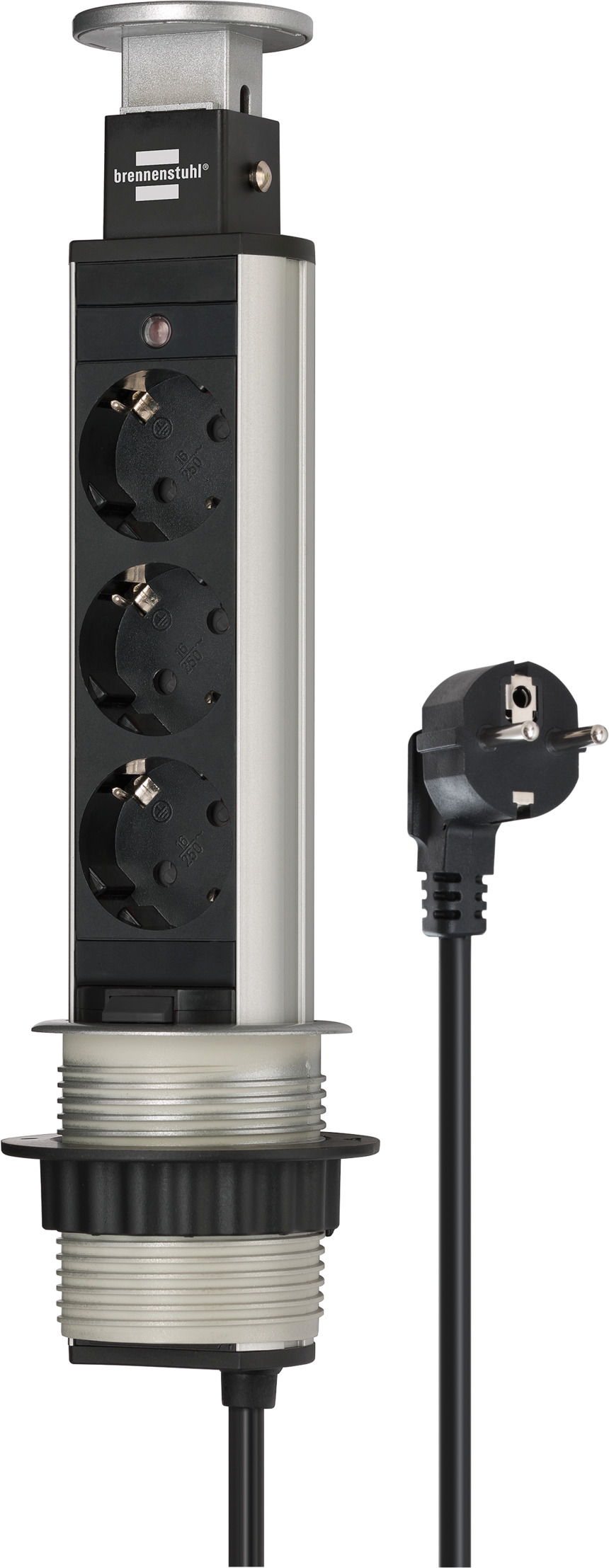 Tower Power Table Extension Lead 3-way 2m H05VV-F 3G1.5 | brennenstuhl®