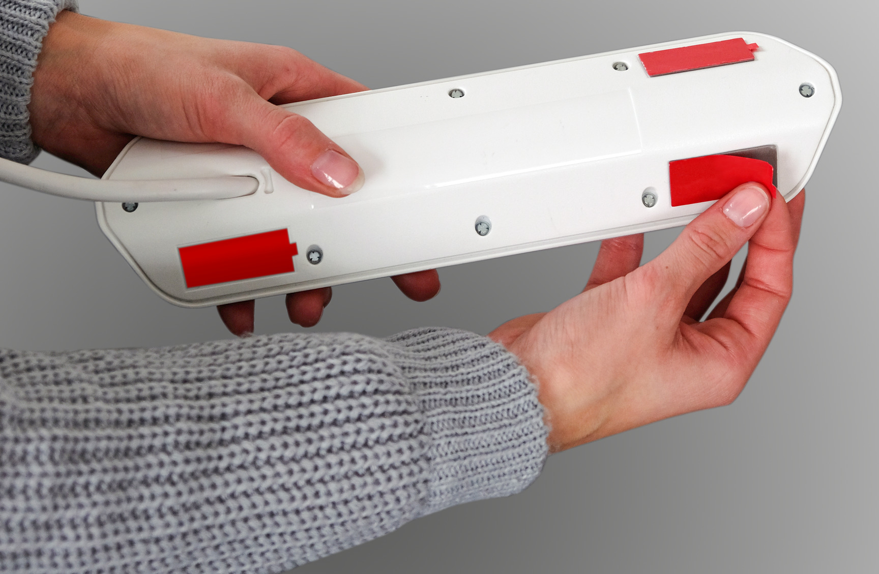 brennenstuhl®estilo corner socket strip with USB charging function 4 ...